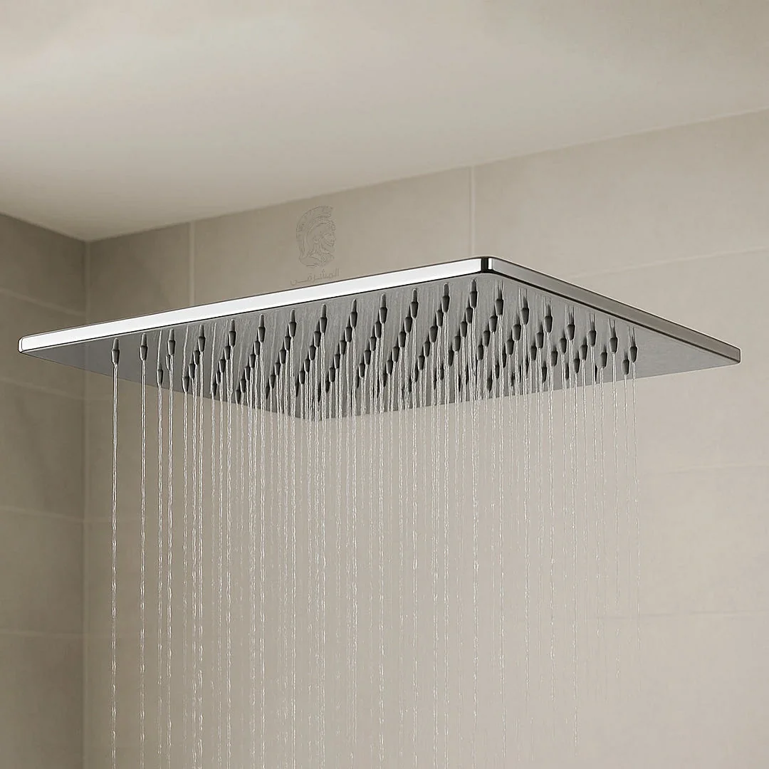 طاسة دش فوريو VO SH20C كروم 20 × 20 سم مربعة استالس ستيل - المشرقي ...